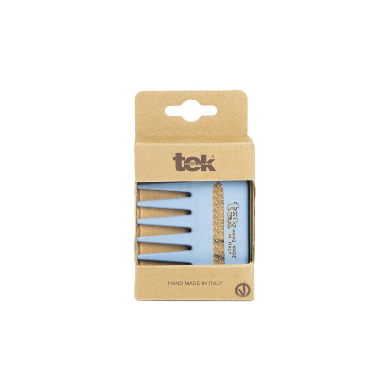 Tek - Pettine Piccolo Azzurro Solvent-Free